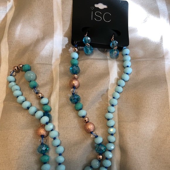 isc | Jewelry | Nwt Necklace Earring Set | Poshmark